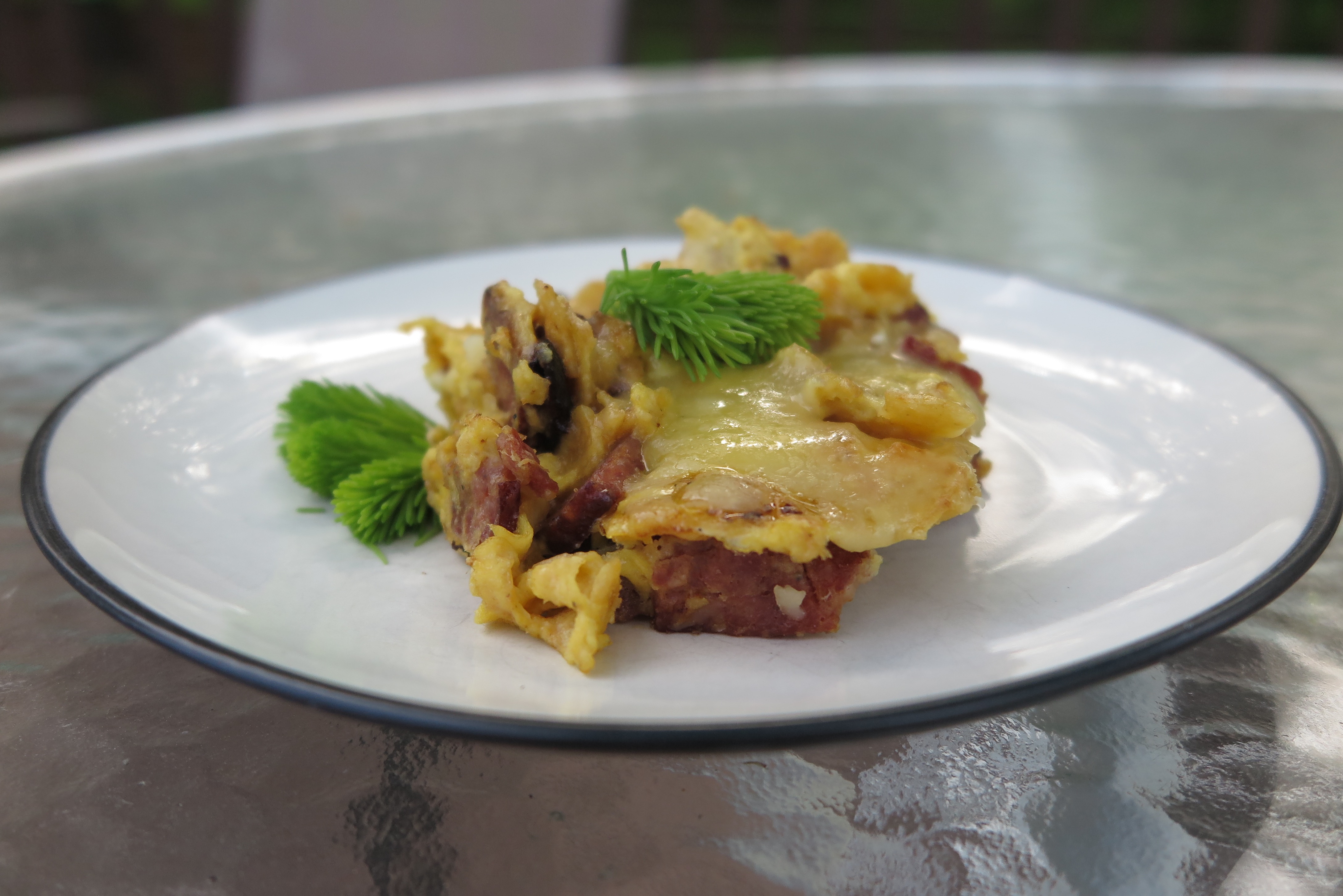 Egg and Tortilla Chip Scramble - TC.Farm - Fine Food Sustainably Raised